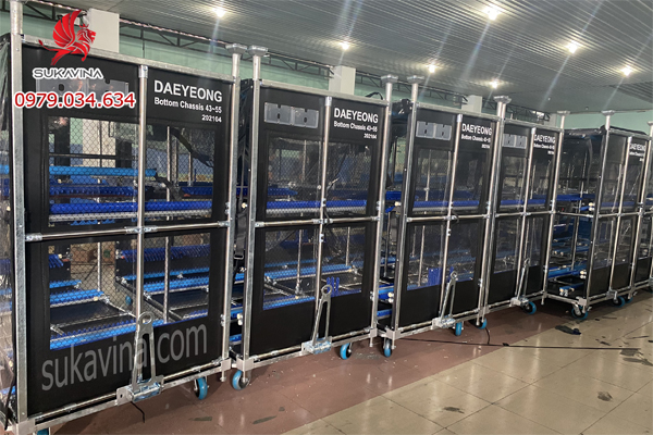 Xe đẩy hàng trolley-Các loại xe trolley công nghiệp